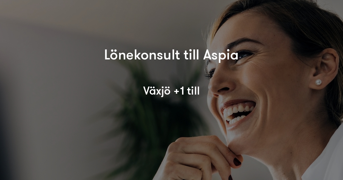 Lönekonsult till Aspia - Aspia | Jobylon