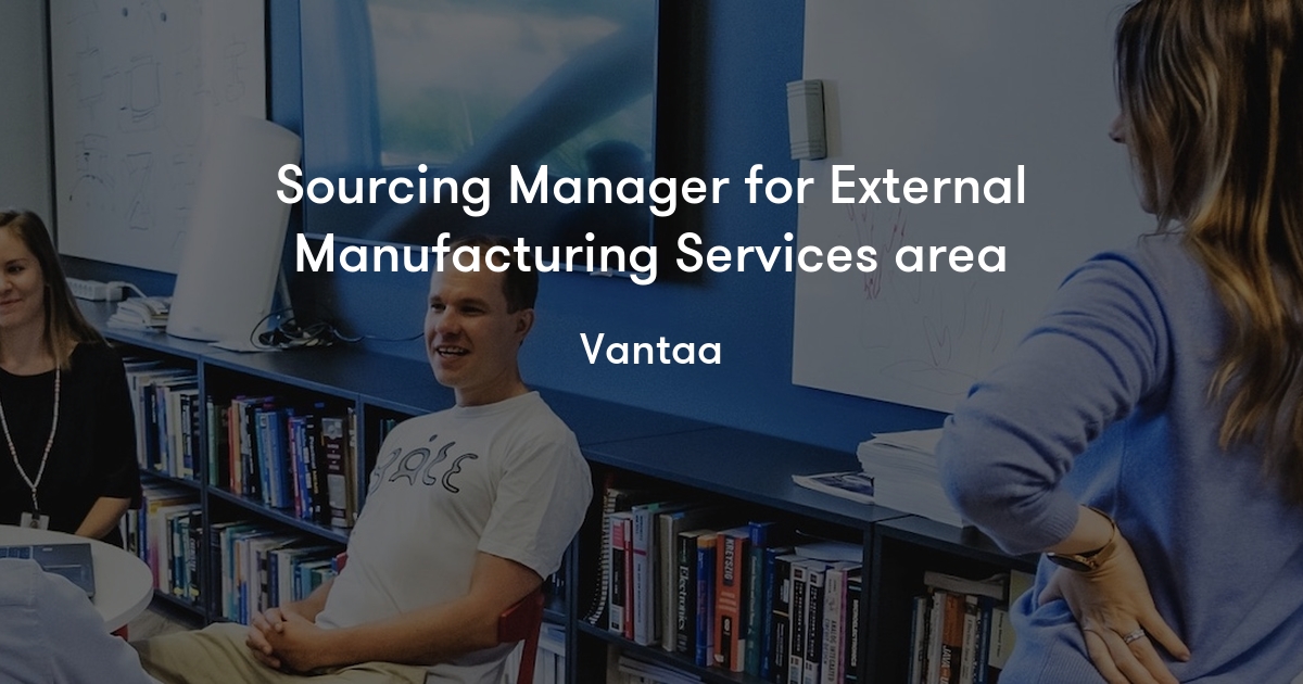 Sourcing Manager for External Manufacturing Services area - Murata ...