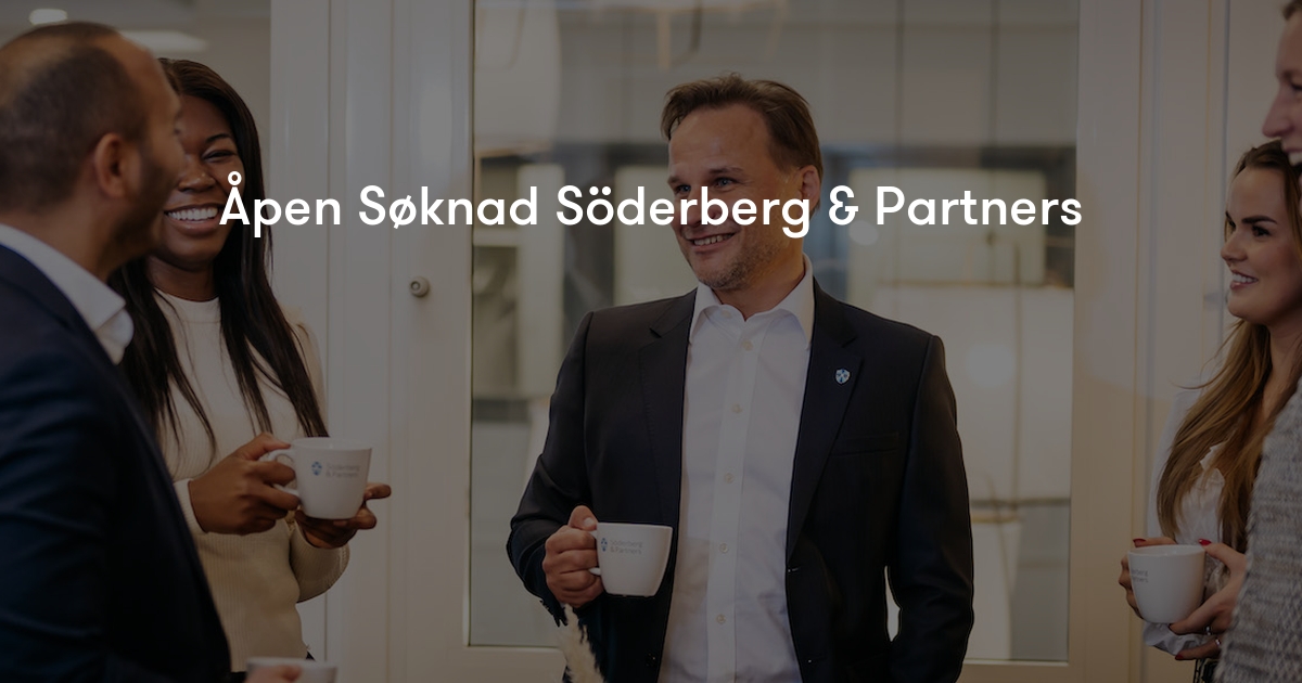 Åpen Søknad Söderberg & Partners - Söderberg & Partners Norge | Jobylon