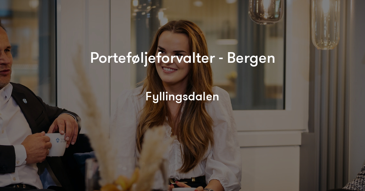 Porteføljeforvalter - Bergen - Söderberg & Partners Norge | Jobylon