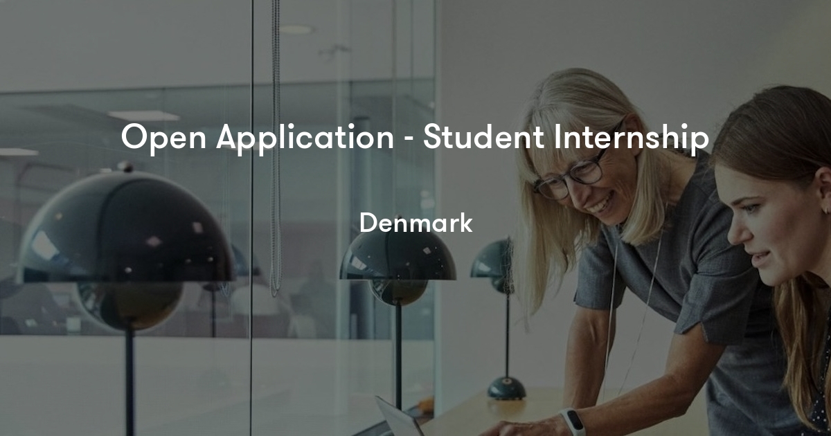 Open Application - Student Internship - Lantmännen Unibake | Jobylon