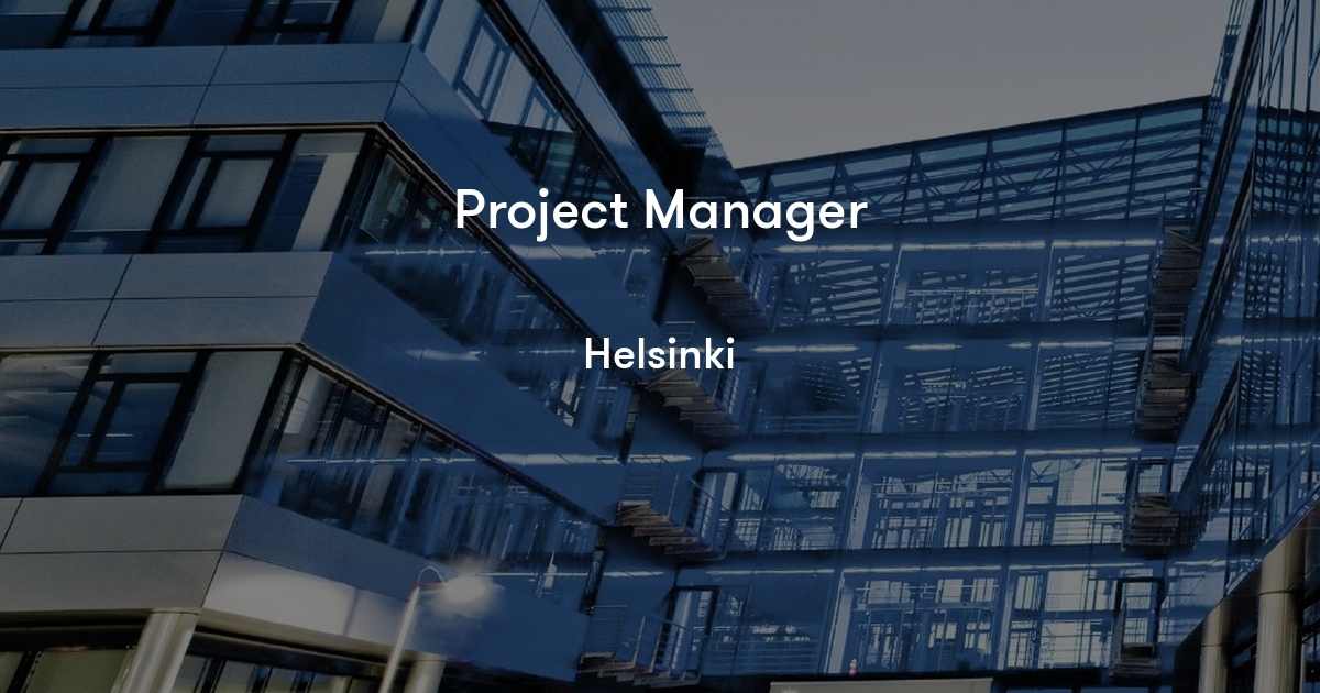 Project Manager - Berg & Ridge Group | Jobylon