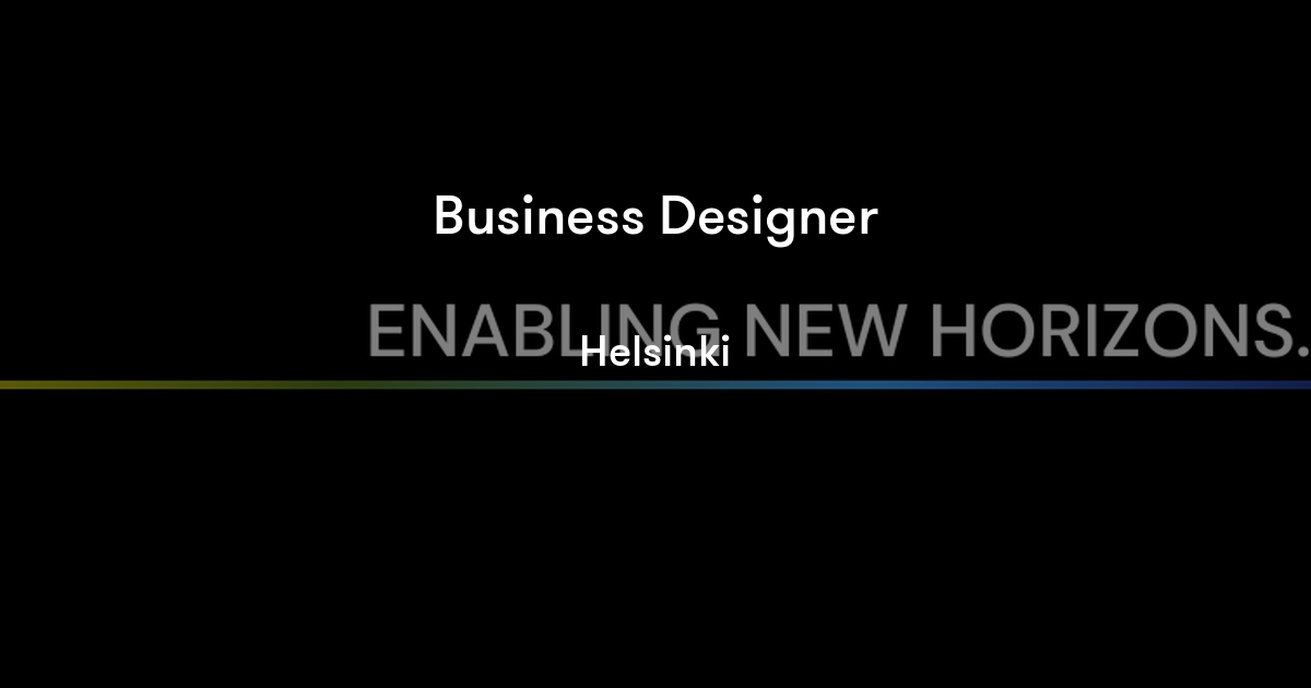 Business Designer - Hellon | Jobylon