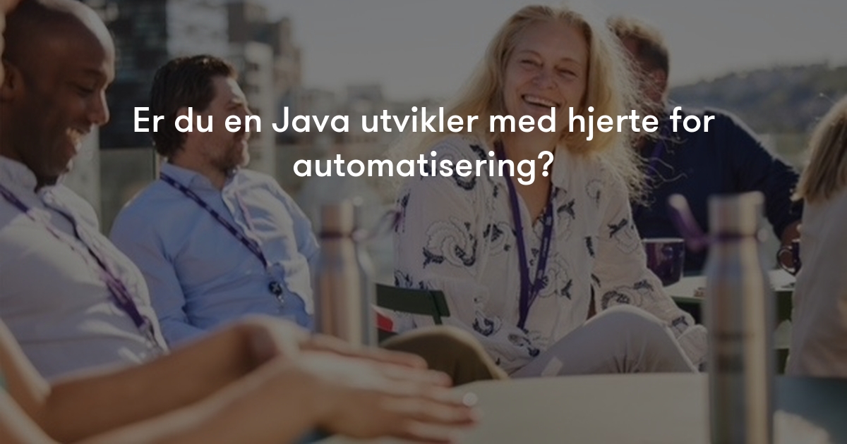 Er du en Java utvikler med hjerte for automatisering? - BankID BankAxept | Jobylon