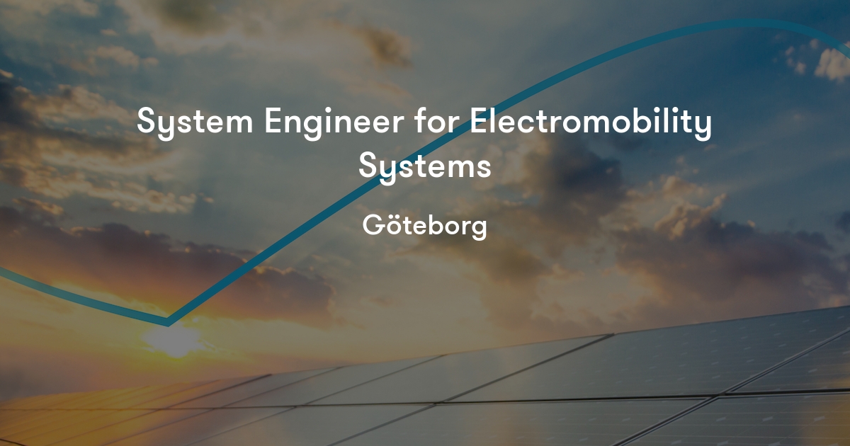 System Engineer for Electromobility Systems - Capgemini Engineering ...