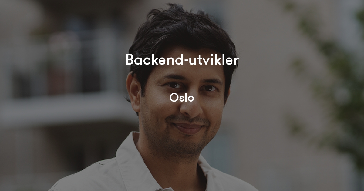 Backend-utvikler - OBOS | Jobylon