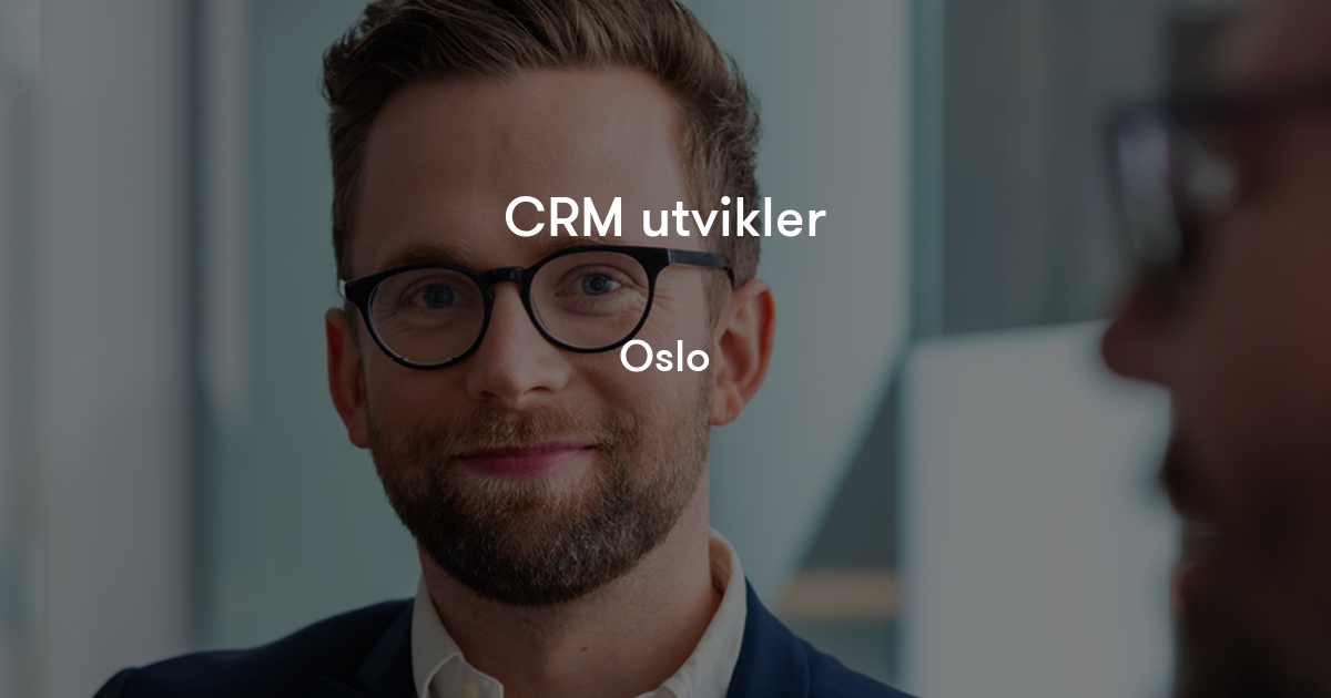 CRM utvikler - OBOS | Jobylon