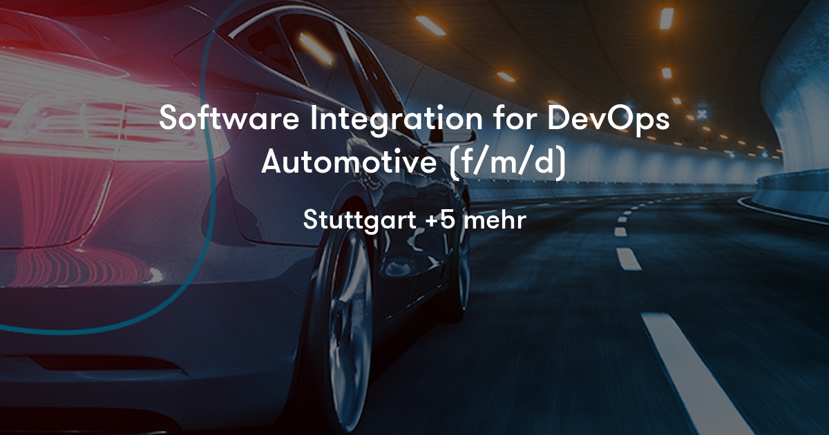 Software Integration for DevOps Automotive (f/m/d) - Capgemini ...
