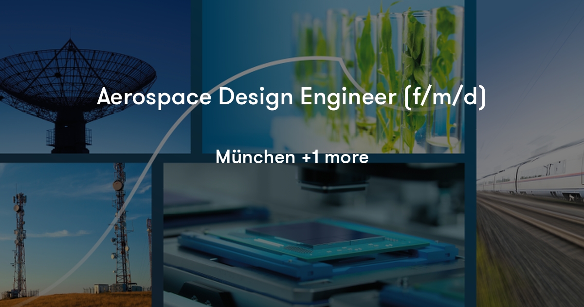 Aerospace Design Engineer (f/m/d) - Capgemini Engineering | Jobylon