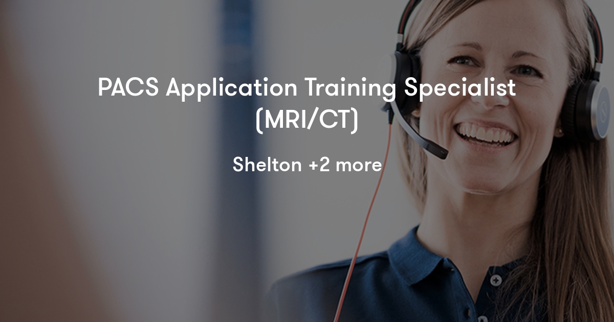 PACS Application Training Specialist (MRI/CT) - Sectra | Jobylon