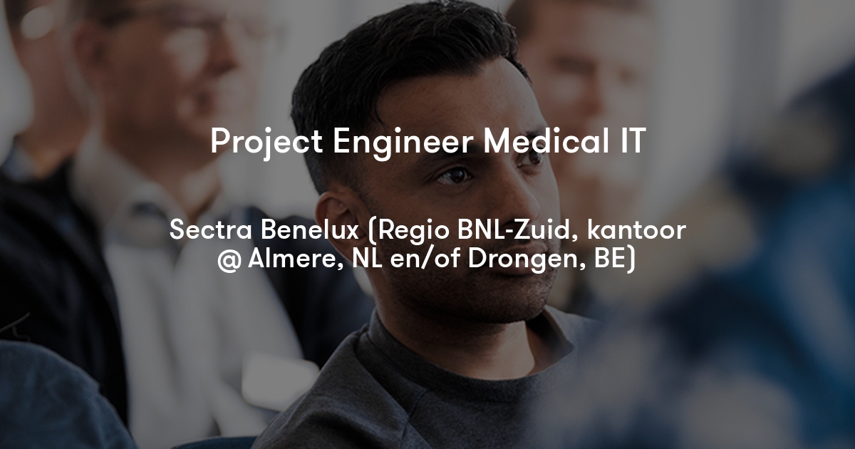Project Engineer Medical IT - Sectra | Jobylon
