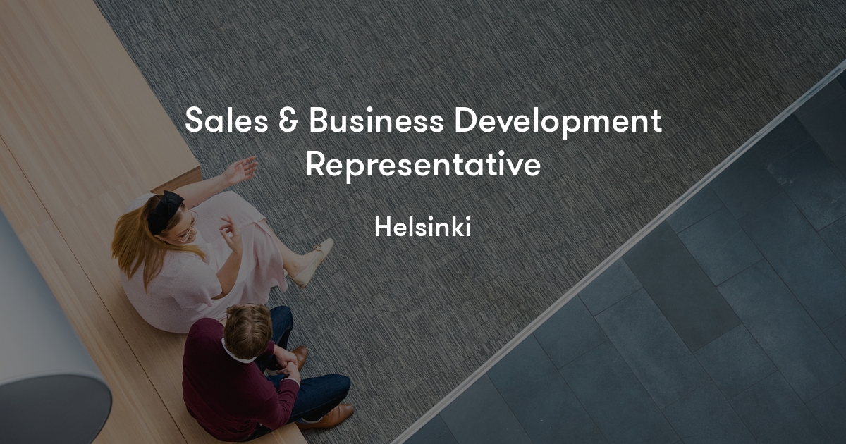 Sales & Business Development Representative - F-Secure | Jobylon