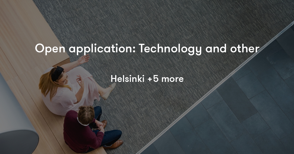 Open application: Technology and other - F-Secure | Jobylon