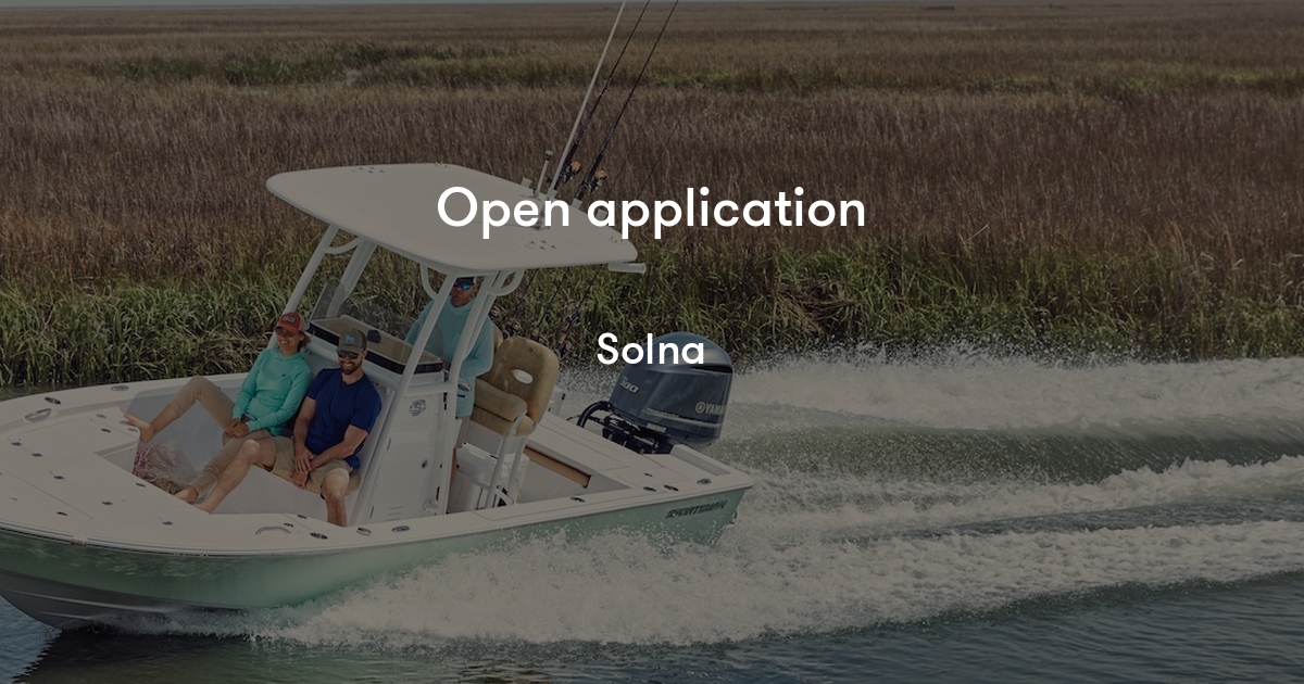 Open application - Dometic | Jobylon