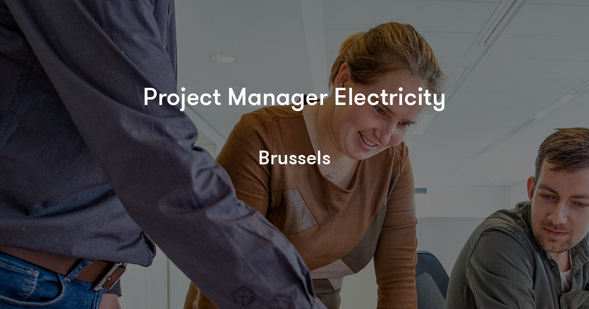 Project Manager Electricity - Cordeel Group | Jobylon