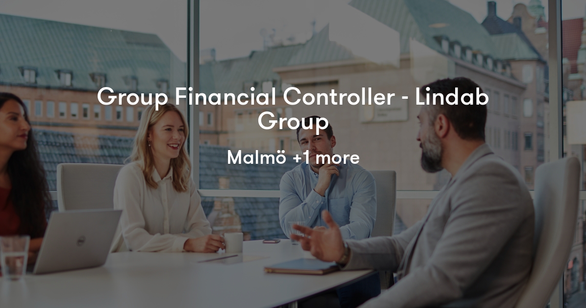 Group Financial Controller - Lindab Group - Lindab Group | Jobylon