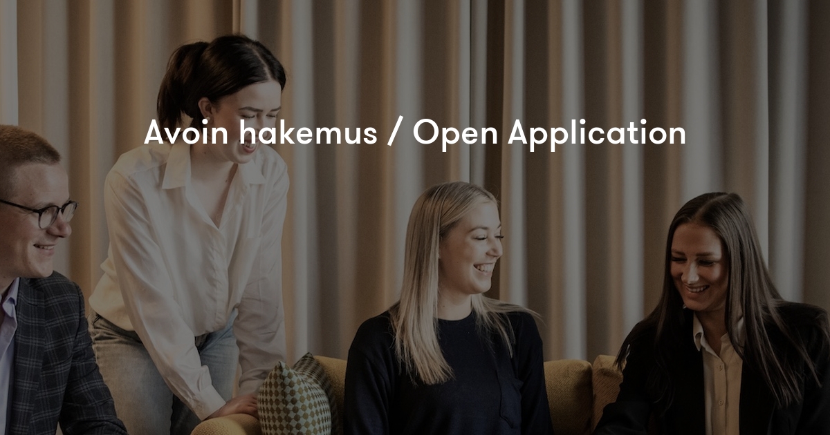 Avoin hakemus / Open Application - PwC Suomi | Jobylon