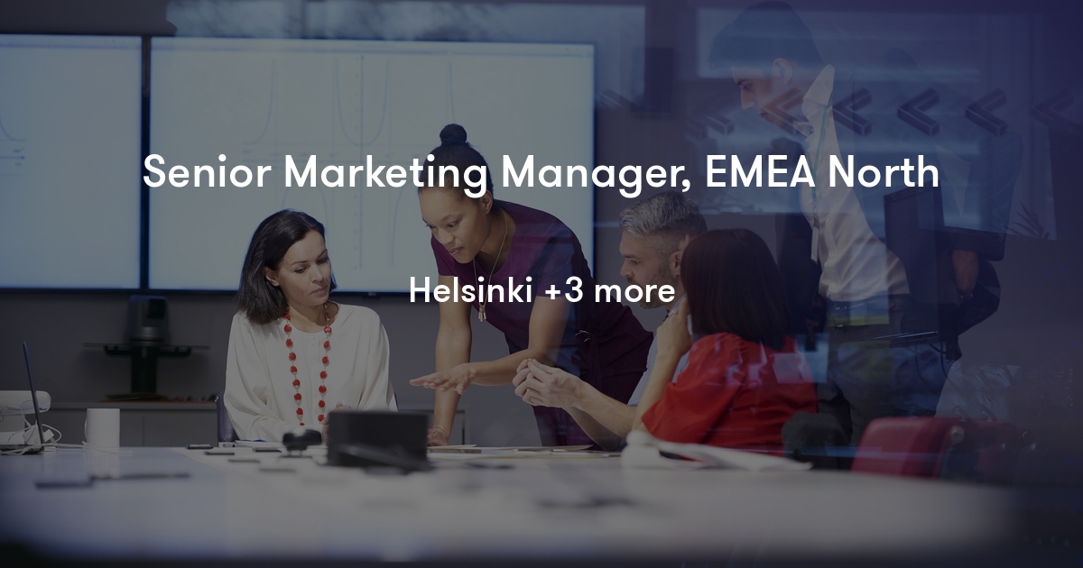 Senior Marketing Manager, EMEA North - WithSecure | Jobylon