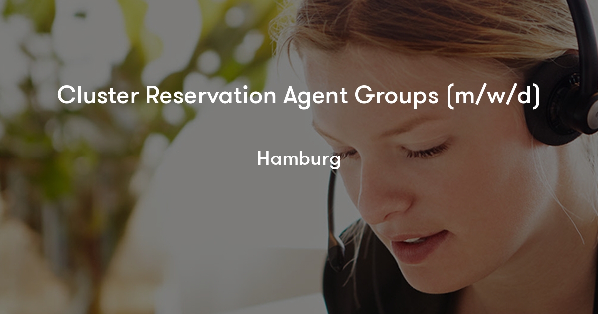 Cluster Reservation Agent Groups (m/w/d) - Scandic Hotels Deutschland ...