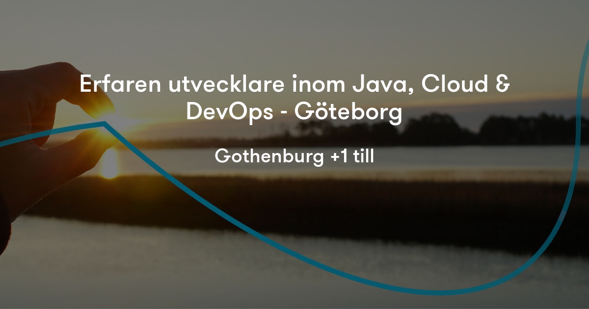 Erfaren utvecklare inom Java, Cloud & DevOps - Göteborg - Capgemini Sverige | Jobylon