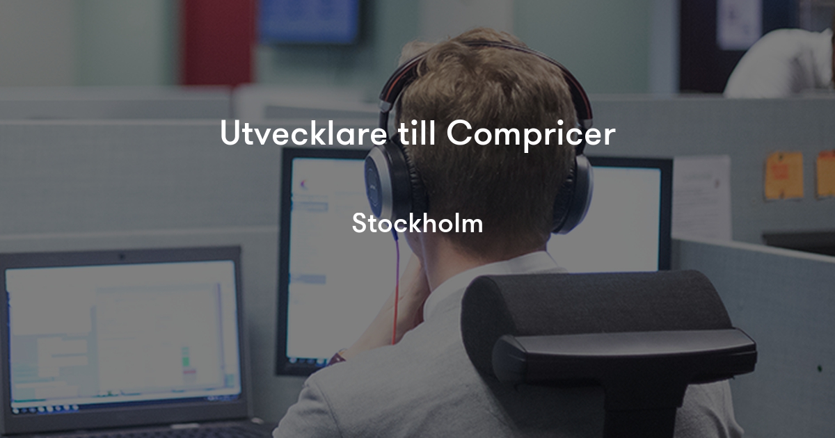 Utvecklare till Compricer - Compricer | Jobylon