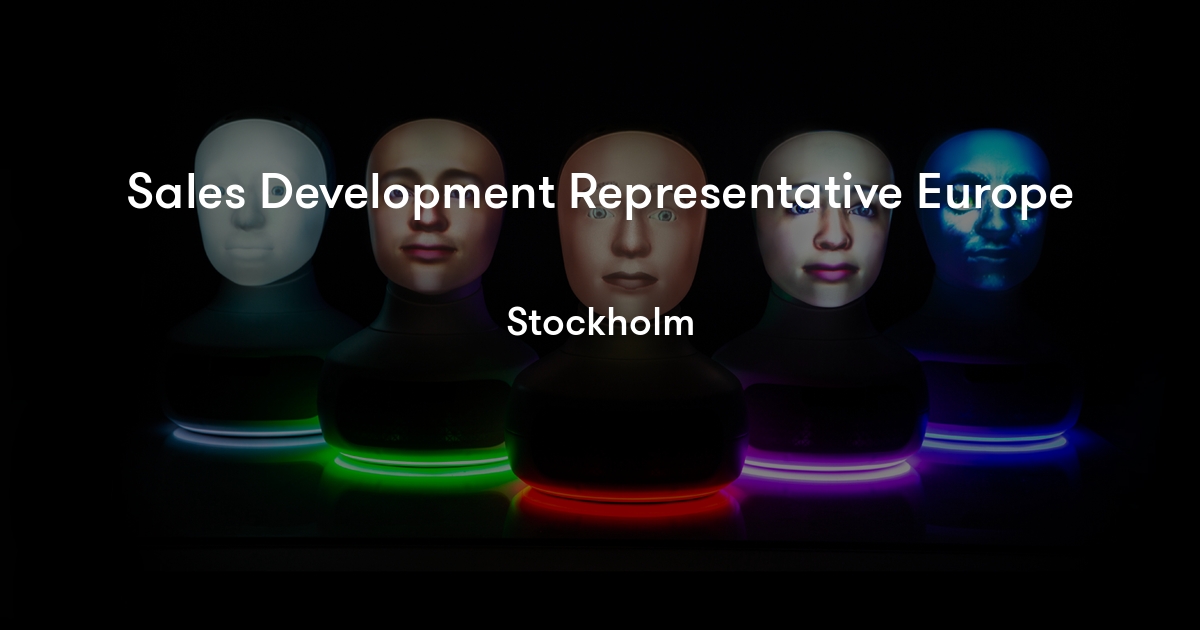 Sales Development Representative Europe - Furhat Robotics | Jobylon