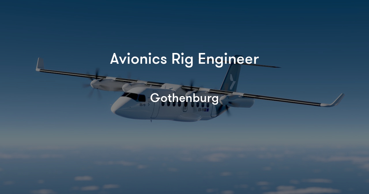Avionics Rig Engineer - Heart Aerospace | Jobylon