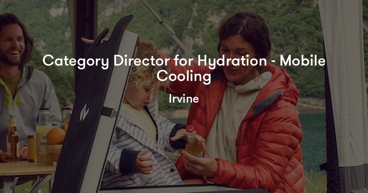 Category Director for Hydration - Mobile Cooling - Mobile Cooling ...