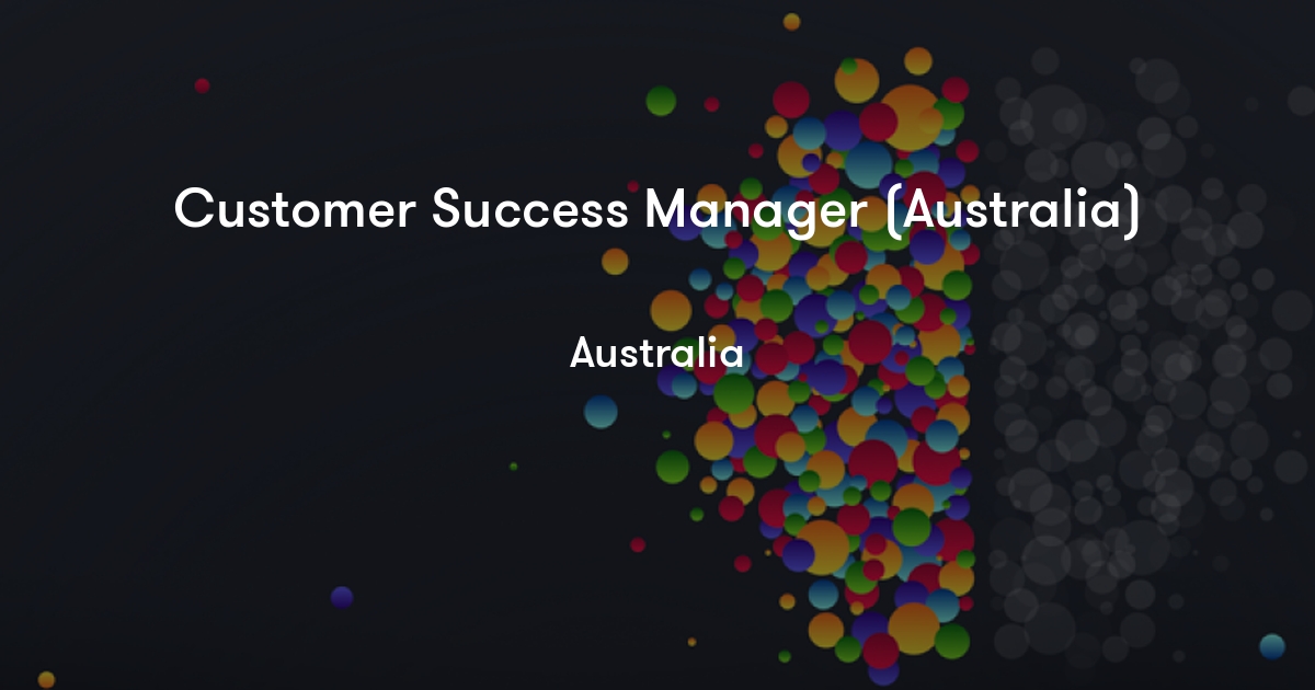 Customer Success Manager (Australia) - Planhat | Jobylon