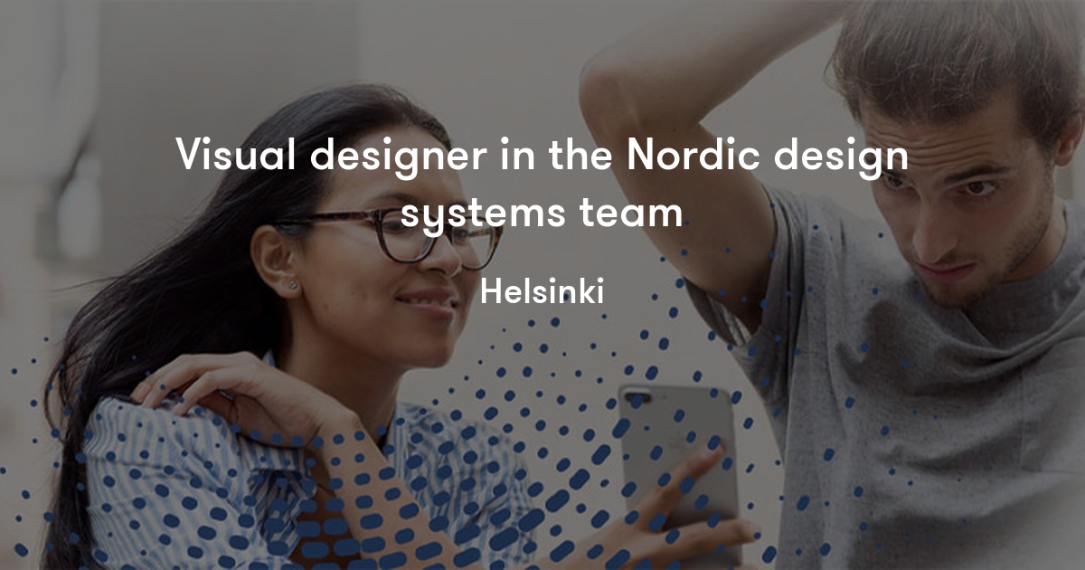 Visual designer in the Nordic design systems team - Schibsted Nordic ...