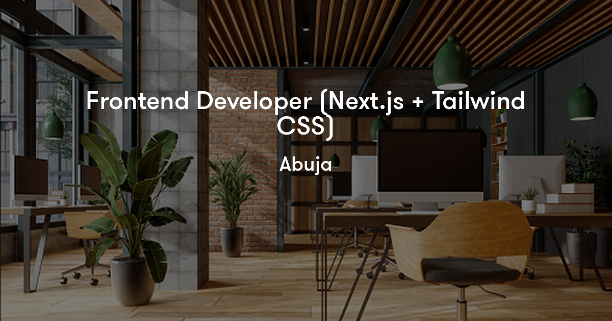 Frontend Developer (Next.js + Tailwind CSS) - Workflow Consult | Jobylon