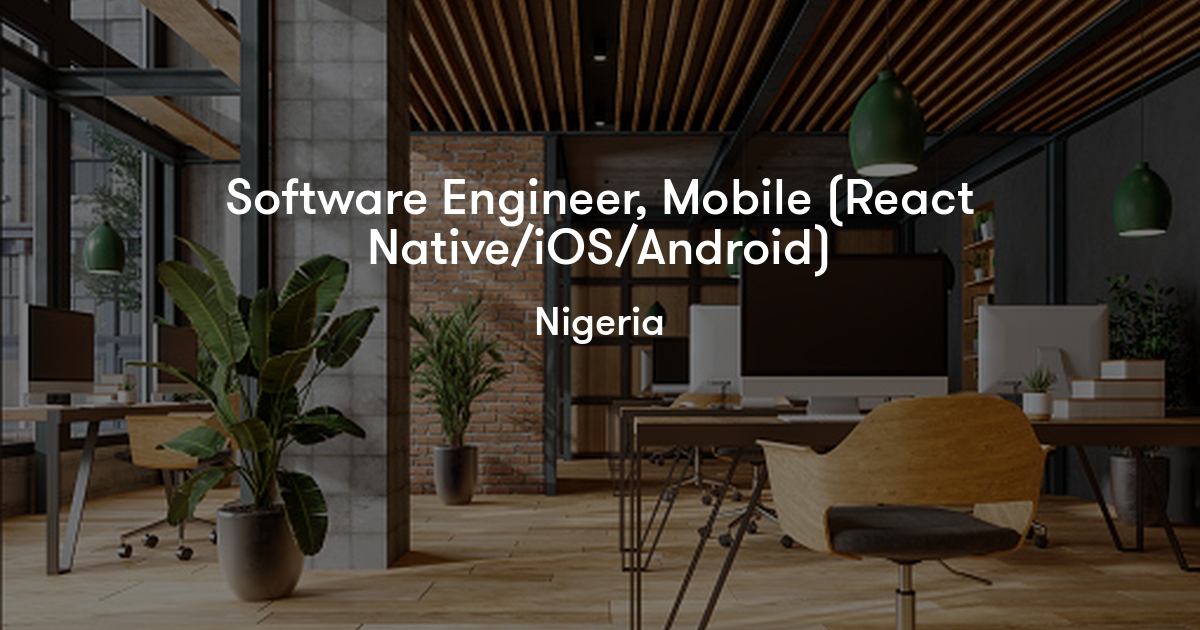 Software Engineer, Mobile (React Native/iOS/Android) - Workflow Consult | Jobylon