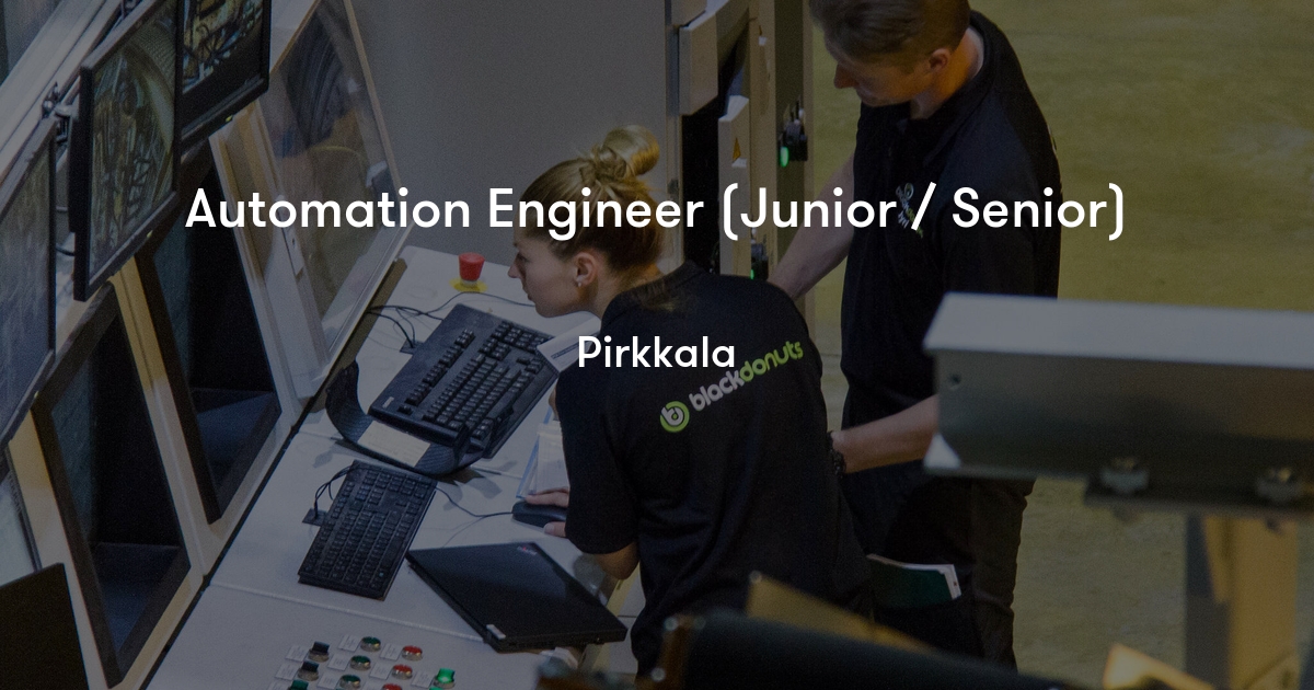 Automation Engineer (Junior / Senior) - Black Donuts Engineering inc ...