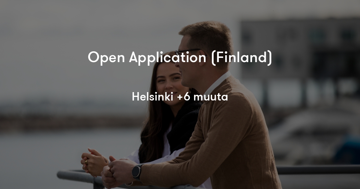 Open Application (Finland) - Nordic Healthcare Group | Jobylon
