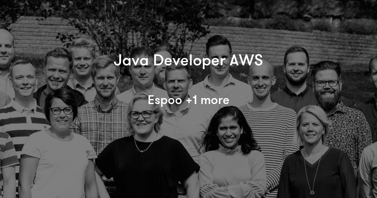 Java Developer AWS - Enfuce | Jobylon