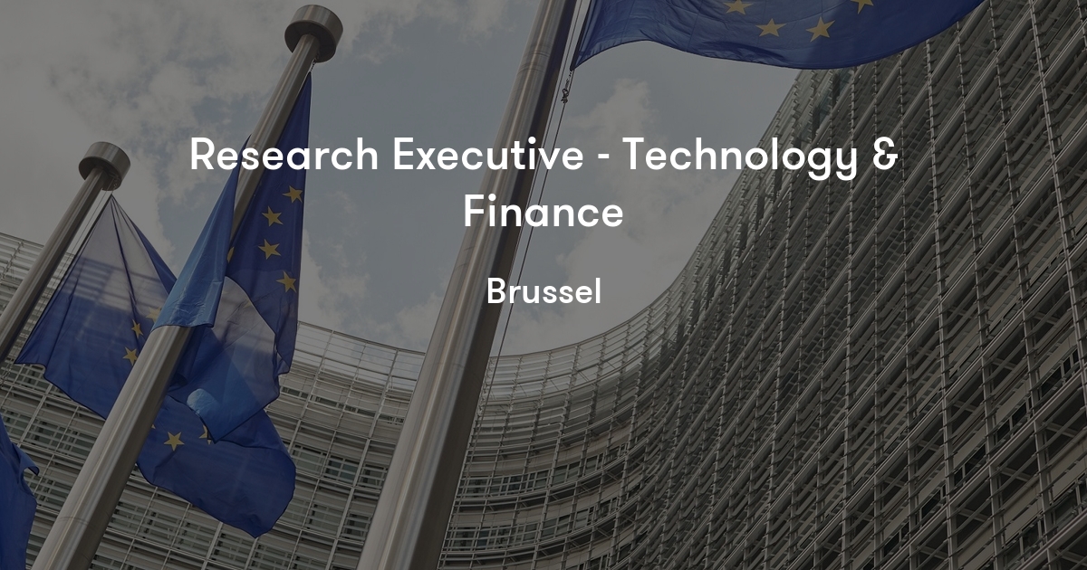 Research Executive - Technology & Finance - Rud Pedersen Public Affairs ...