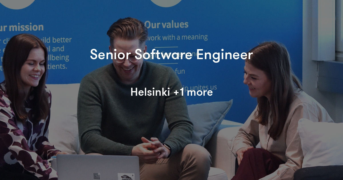 Senior Software Engineer - Nordic Healthcare Group | Jobylon