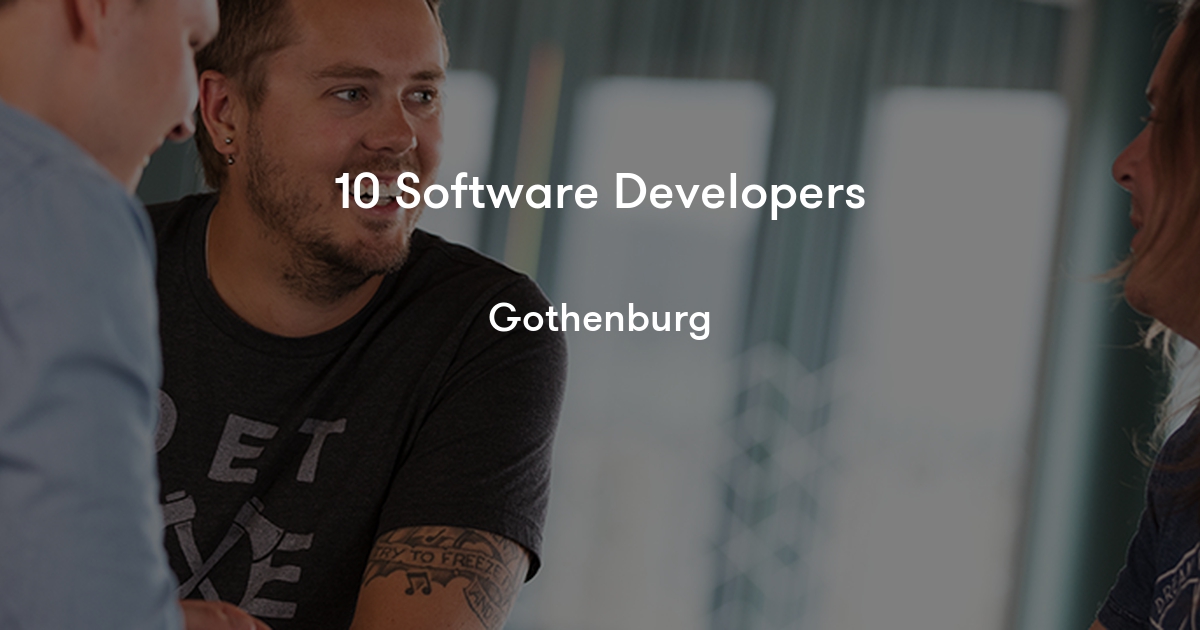 10 Software Developers - Smart Eye AB | Jobylon